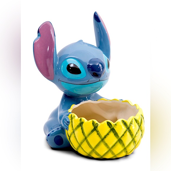 Accents | Disneys Stitch Ceramic Pineapple Candy Dish Decor | Poshmark